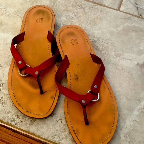 GAP | Shoes | Red Flip Flops Gap | Poshmark